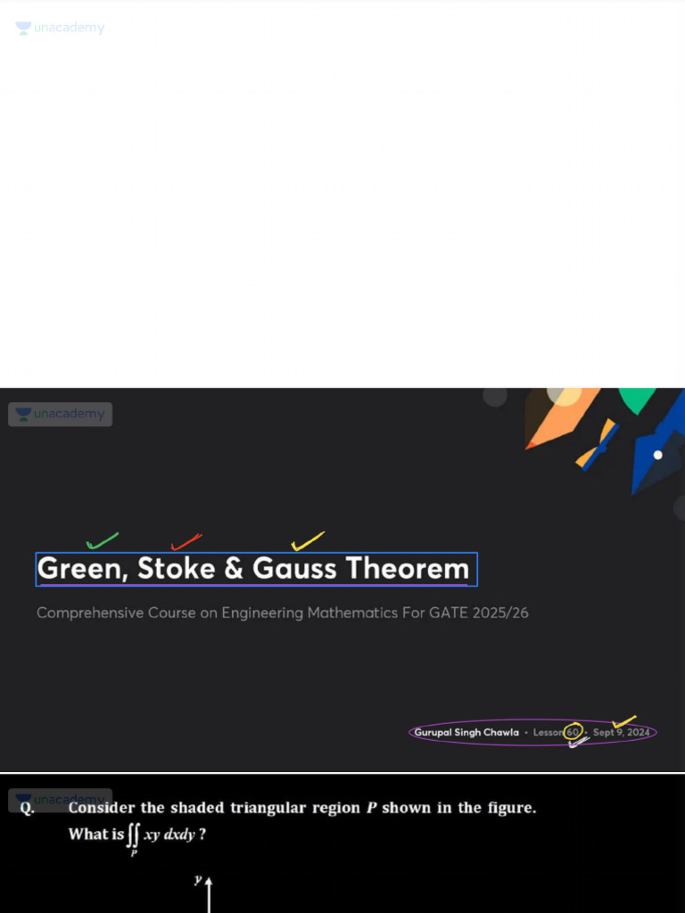 Green Stoke Gauss Theorem With Anno | PDF