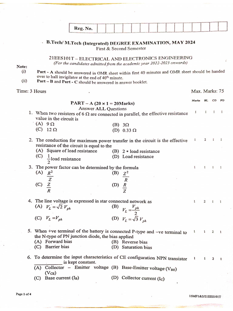 Eee May 2024 Uqp | PDF