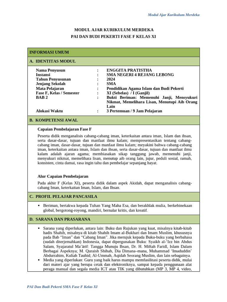 Modul Bab 2 PPL Eng | PDF