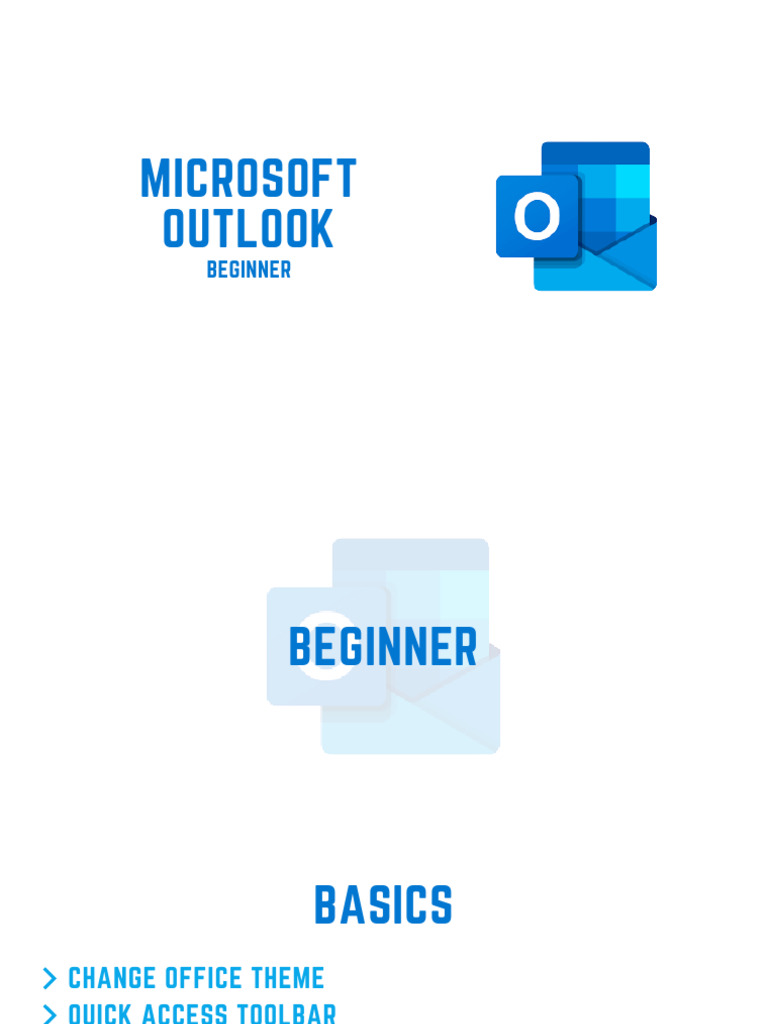 MS Outlook (Beginner) | PDF