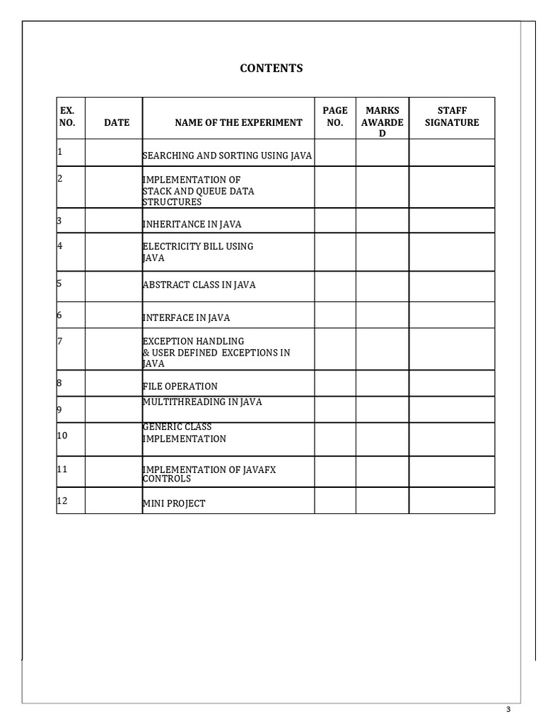 Cs3381 Oops Lab Manual Pdf