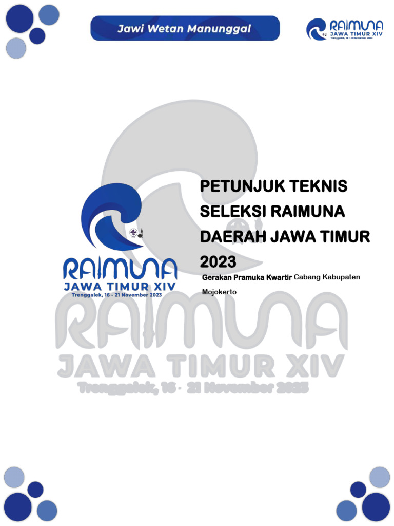 Petunjuk Teknis Seleksi Raida 2023 | PDF