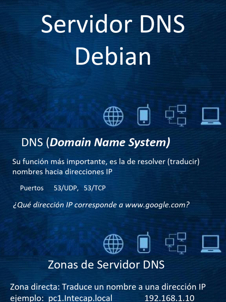Servidor DNS Debian | PDF