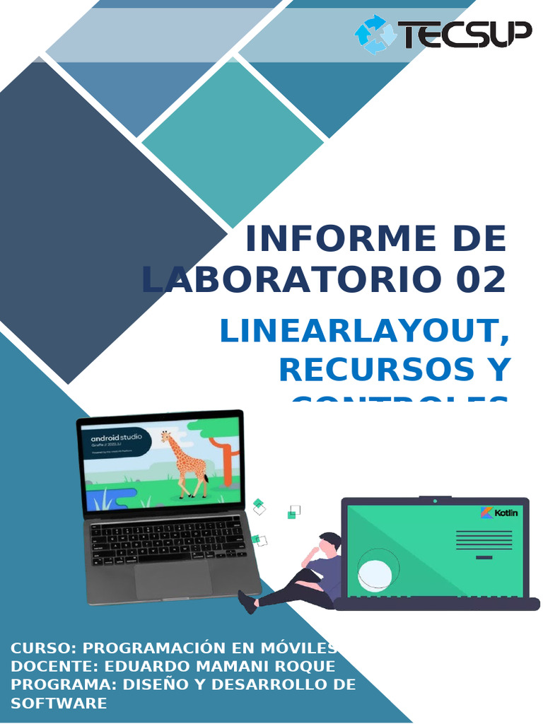 Laboratorio 2 - LinearLayout, Recursos y Controles | PDF