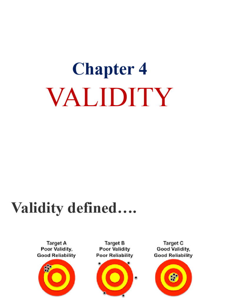 Validity | PDF