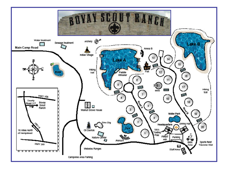 Bovay Map of Campsites | PDF