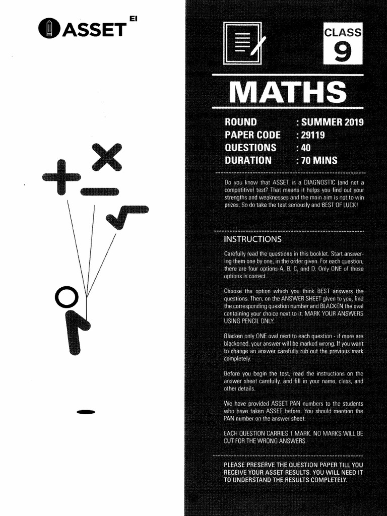 Asset - Maths Class IX-2019 | PDF