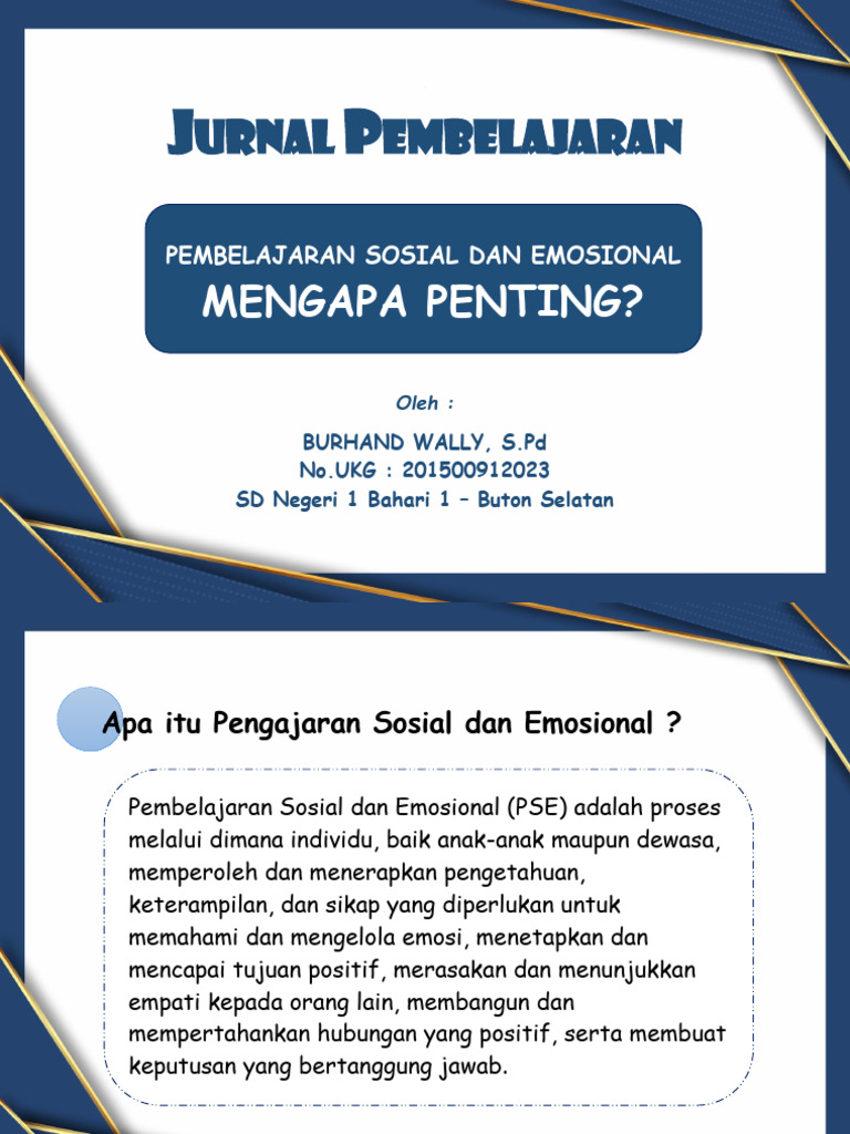 Urnal Embelajaran: Mengapa Penting? | PDF