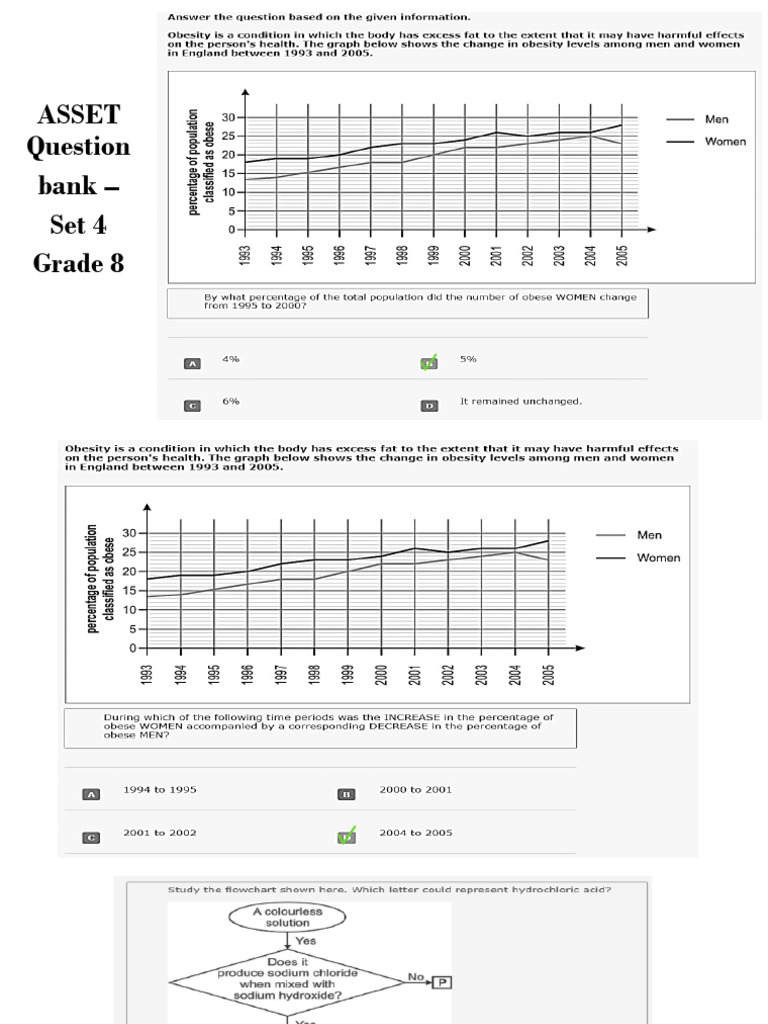 4 ASSET - SCIENCE Qs Set 4 - Answers (Marwan) | PDF