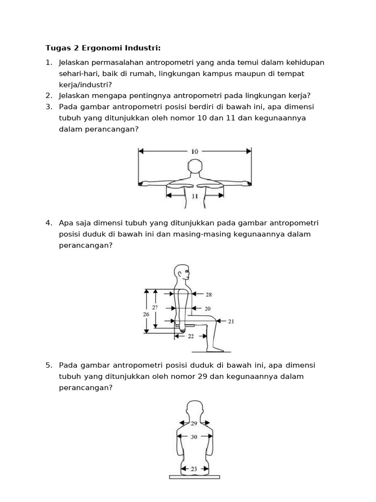 Tugas 2 Ergonomi Industri | PDF