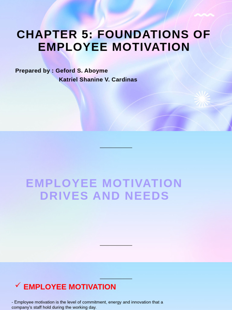 Motivation Report | PDF