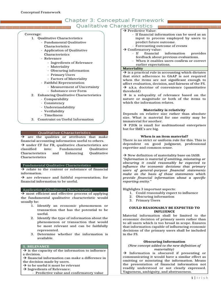 Chapter 3 - CFAS | PDF