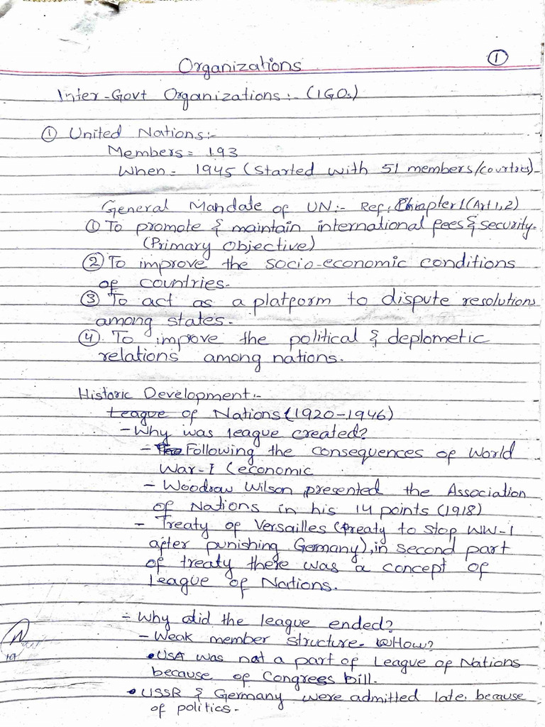 Current Affairs (Organization Portion) | PDF