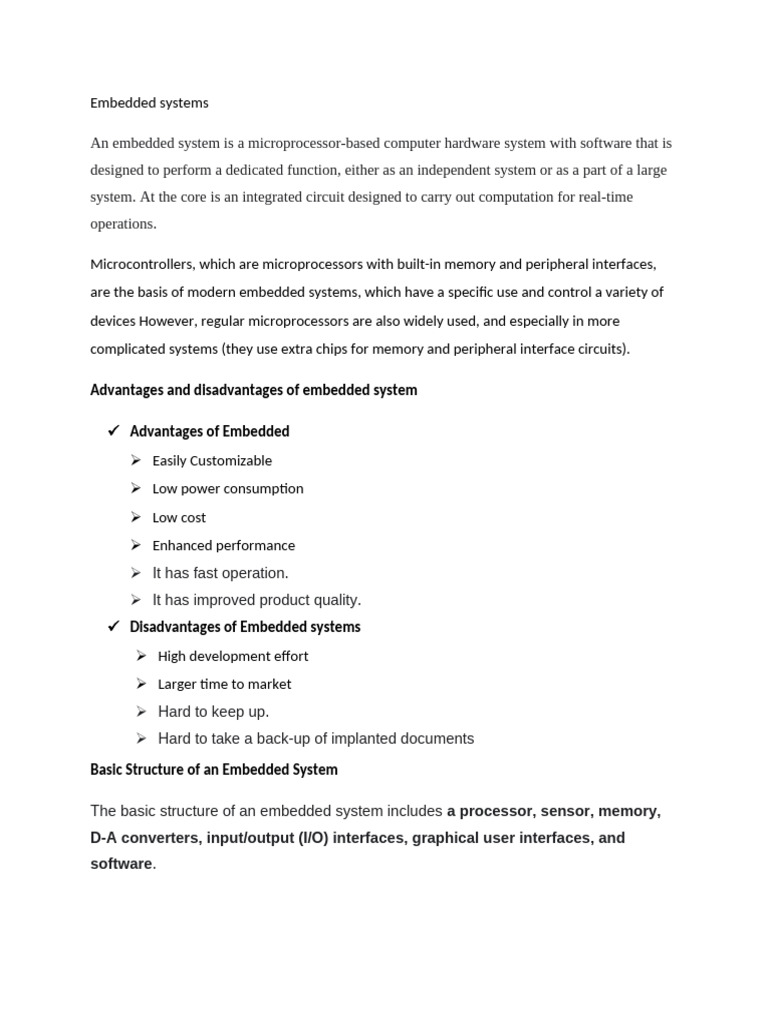 Embedded Systems | PDF