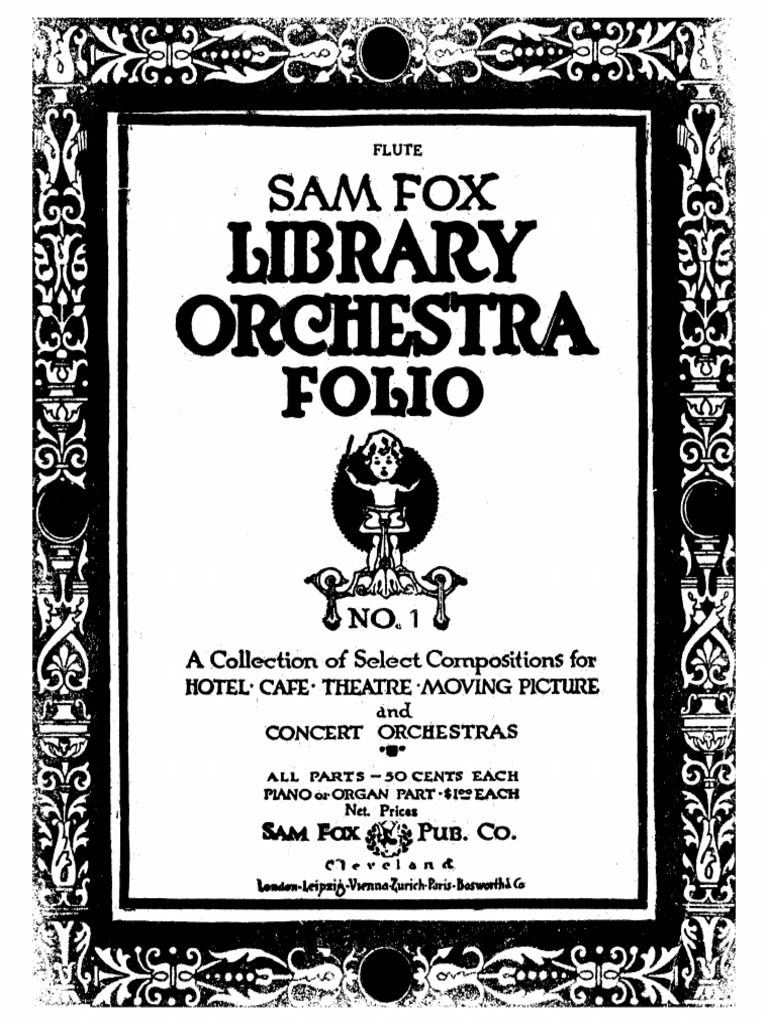 IMSLP758682-PMLP1032666-Sam Fox Library Orchestra Folio Volume1 Score-Parts | PDF