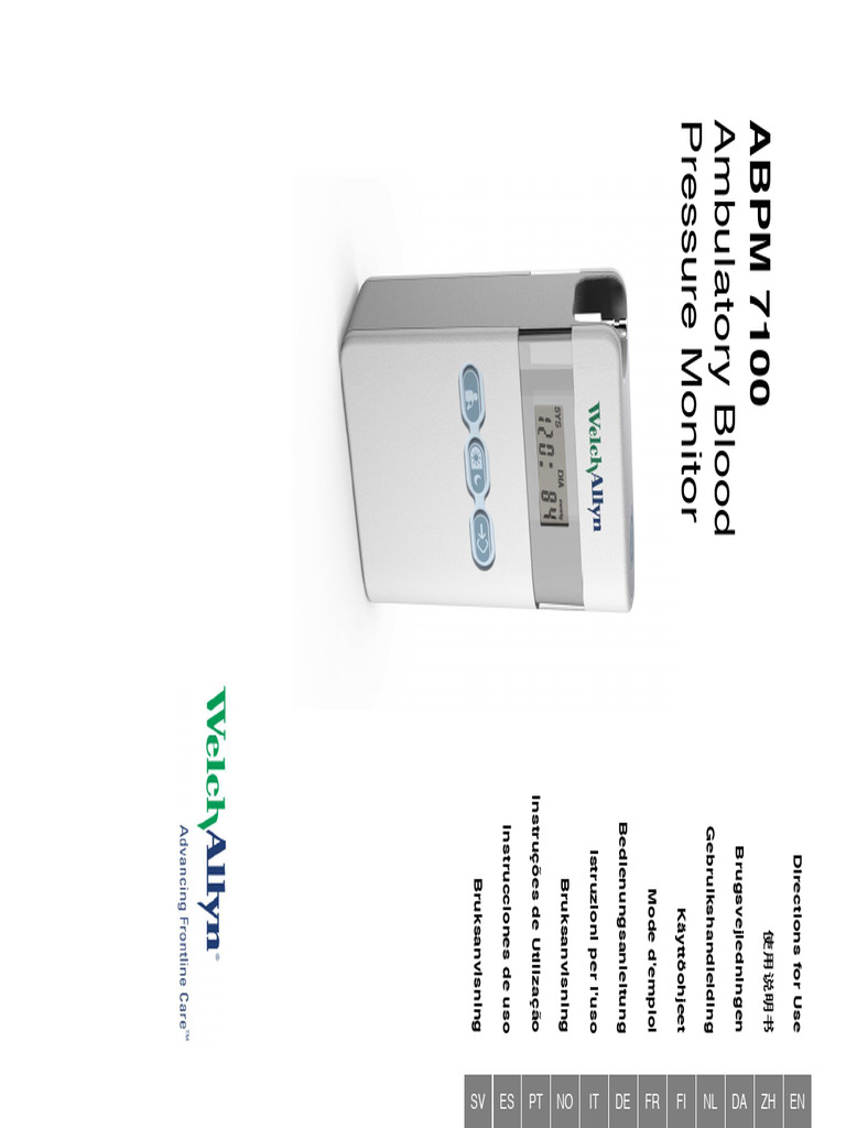 Welch Allyn ABPM 7100 Manual | PDF