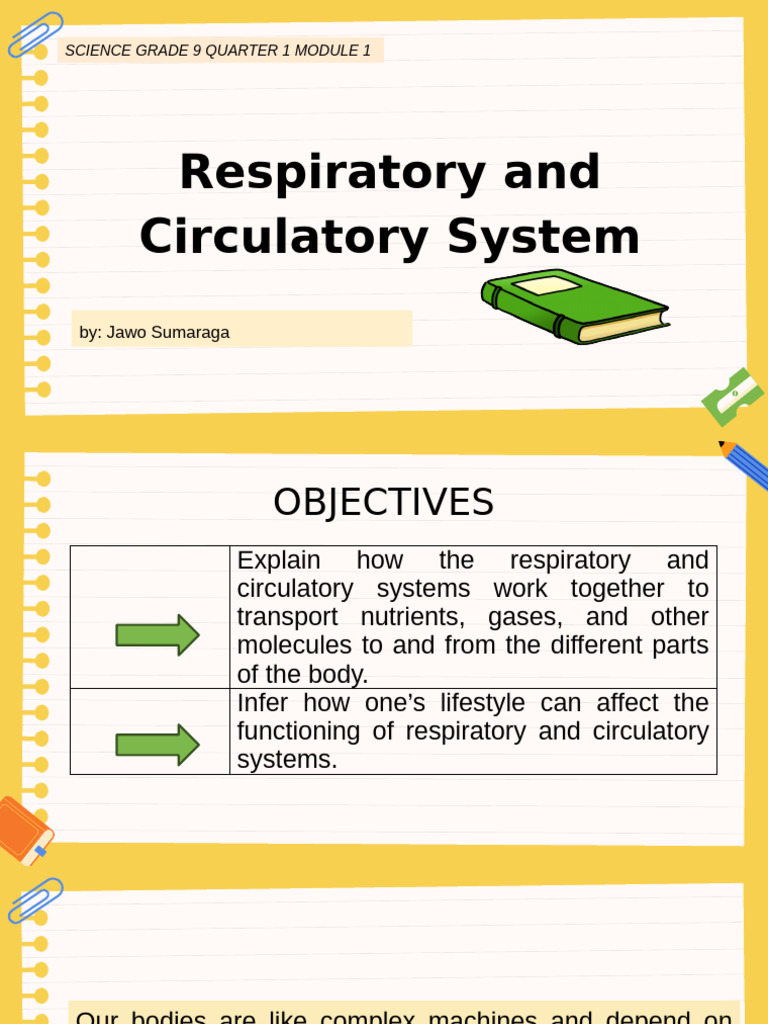 GR9 Q1 M1 Respiratory and Circulatory System | PDF