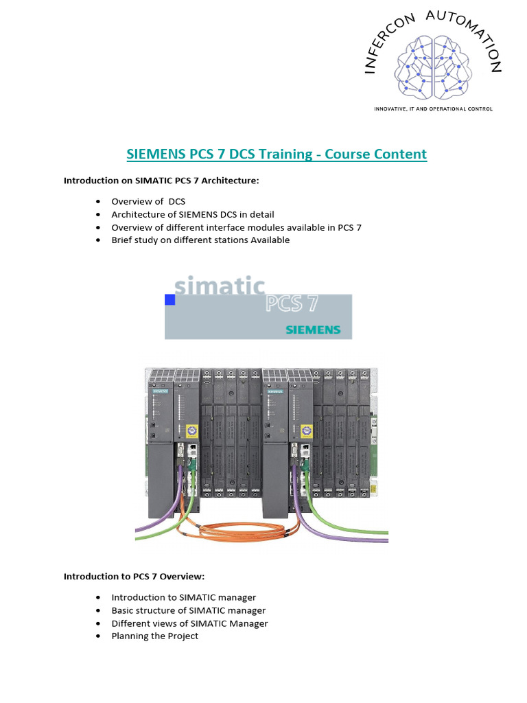 Siemens PCS 7 DCS Training Guide | PDF | Personal Computers ...
