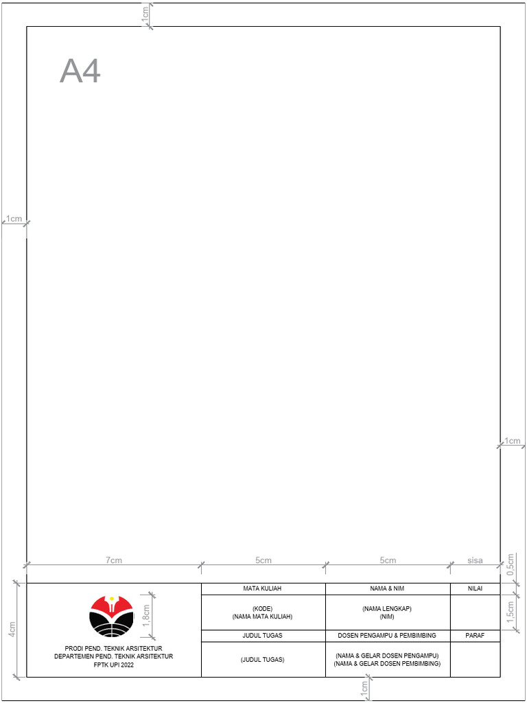Kop Etiket A4 Portrait | PDF