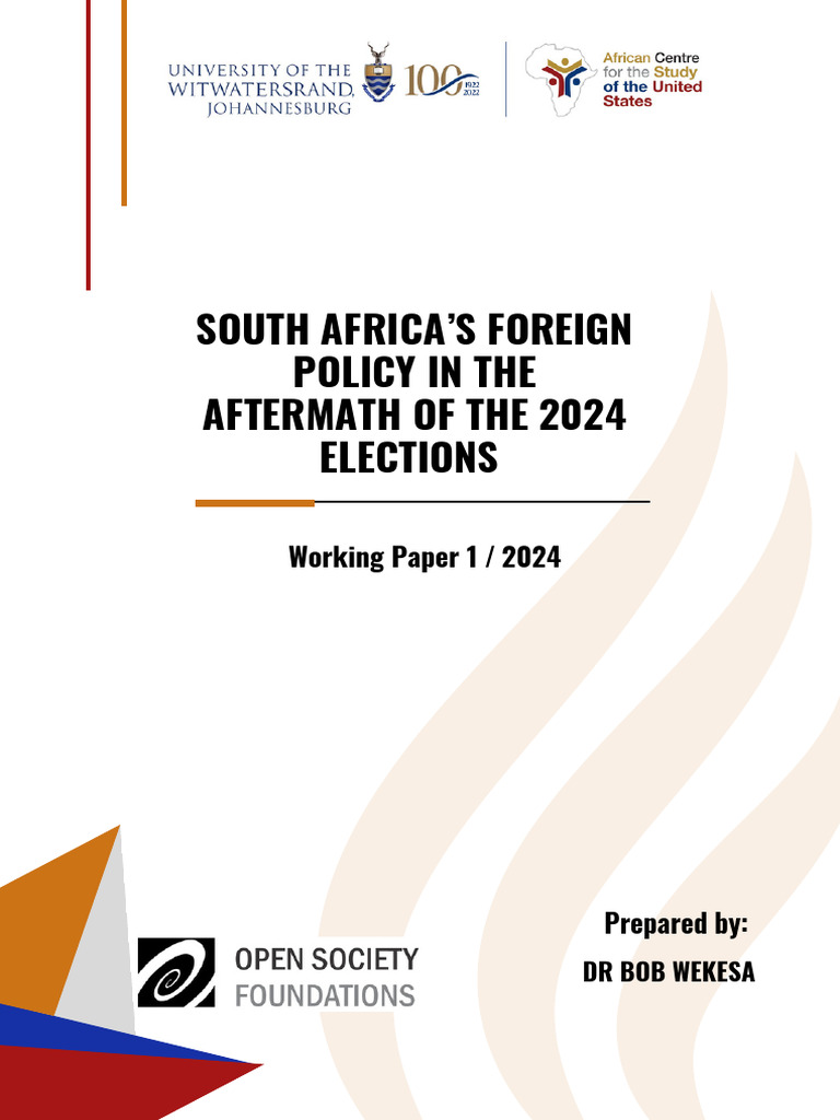 SA Elections Paper | PDF | African National Congress | Politics Of ...