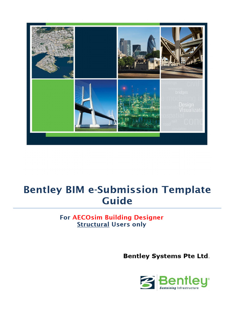 Bentley BIM E-Submission Structural Template Guide | PDF