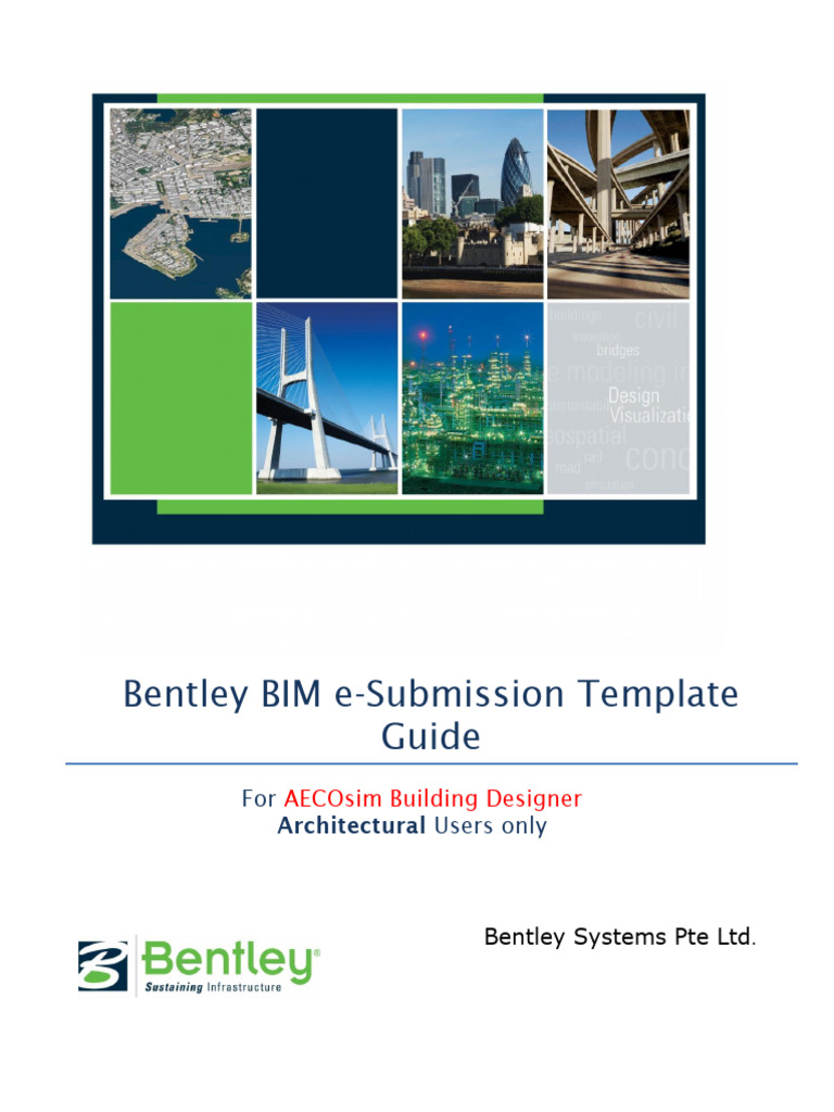 Bentley BIM E-Submission Architectural Template Guide | PDF