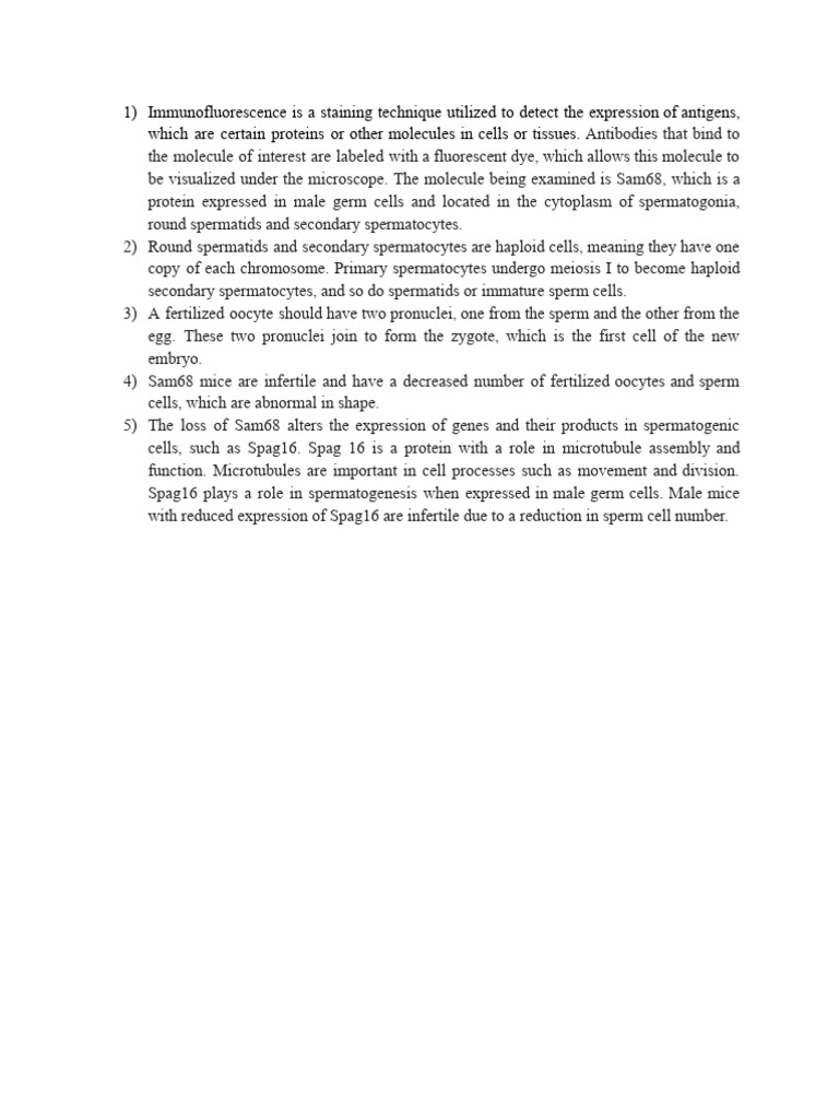 BIO 351 Module 2 Problem | PDF