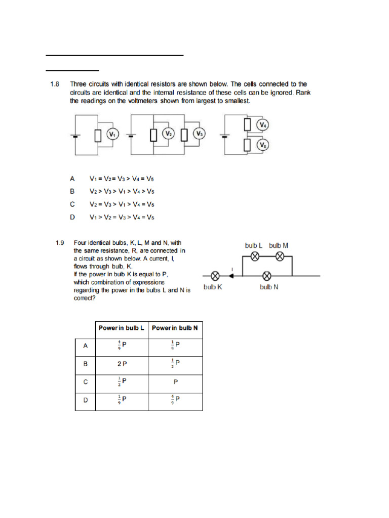 Grade 11 Physics Term 2 Review Guide | PDF