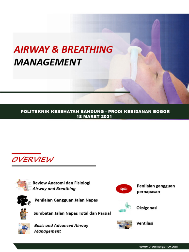 Airway & Breathing Management | PDF