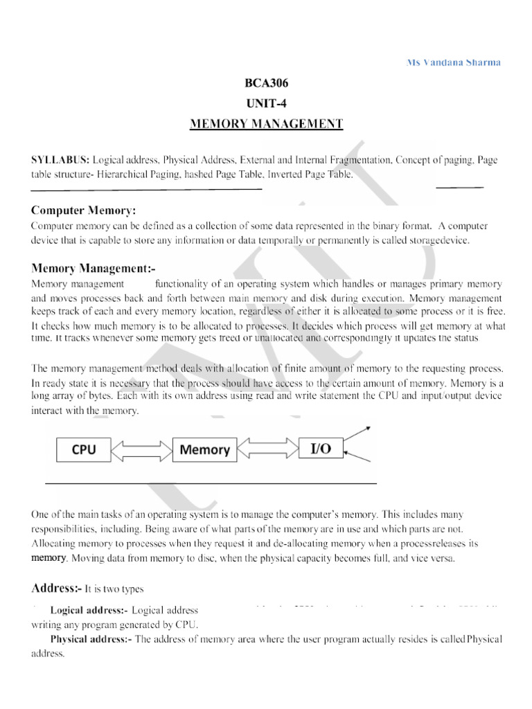 Os Unit-4 | PDF