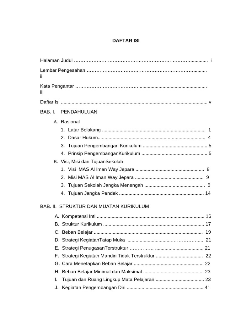 Daftar Isi | PDF