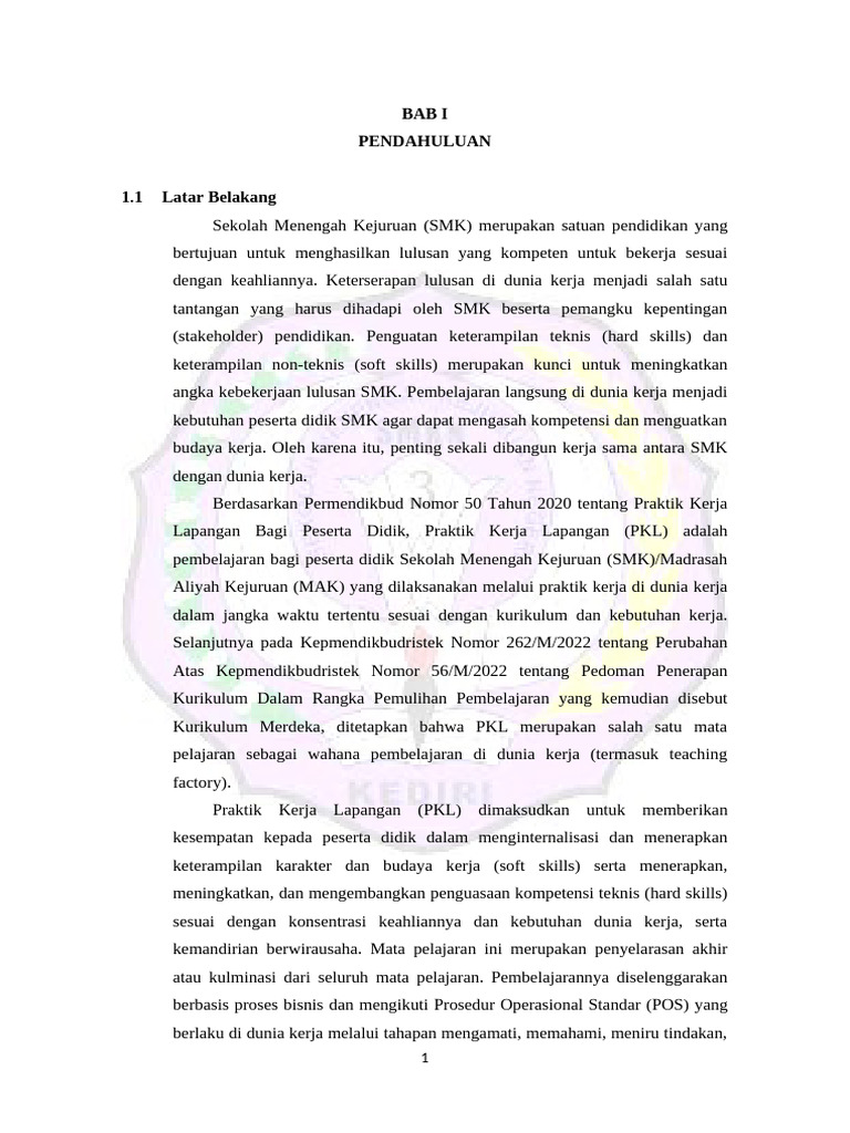 BAB 1-4 - Revisi | PDF