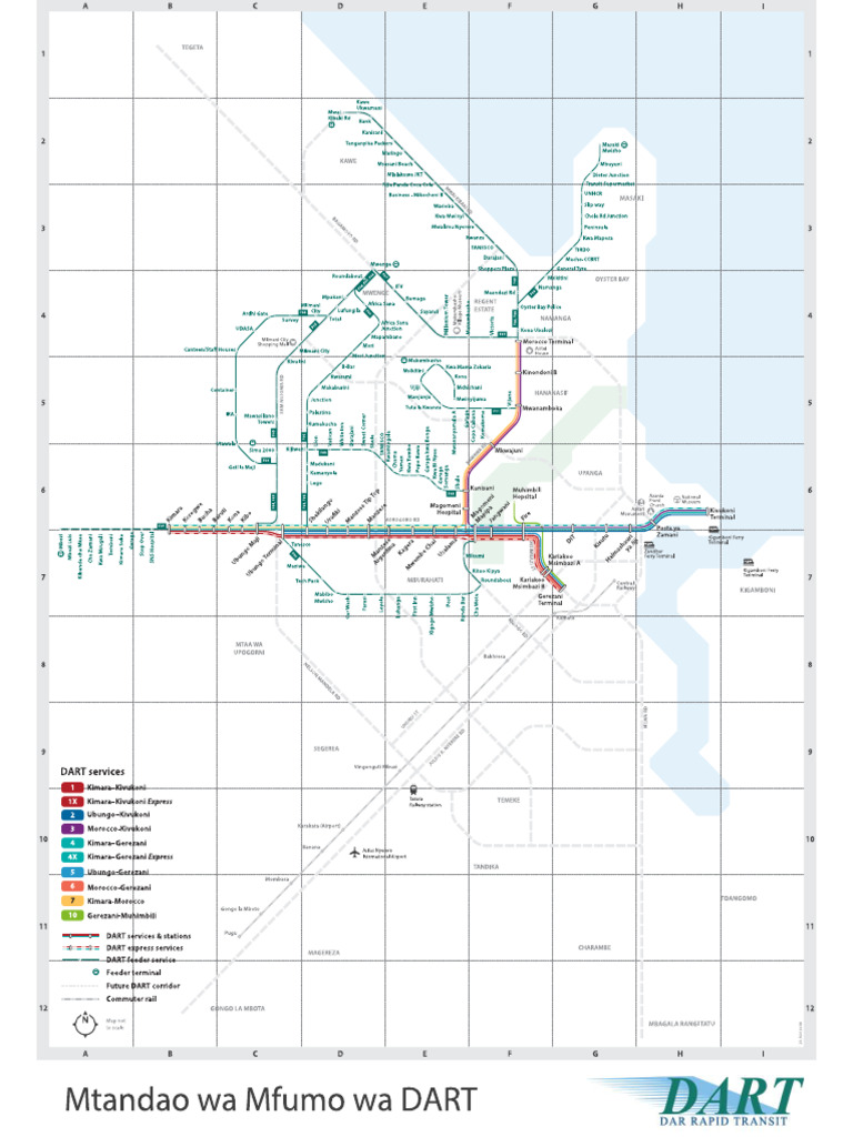 Dar BRT Routes | PDF
