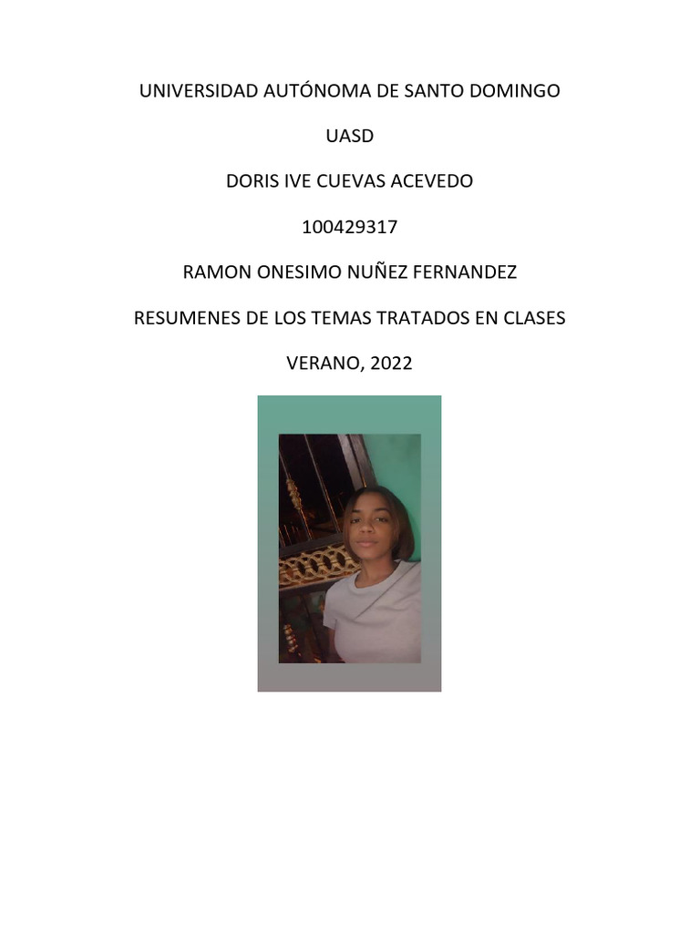 Documento1 Doris Cuevas | PDF