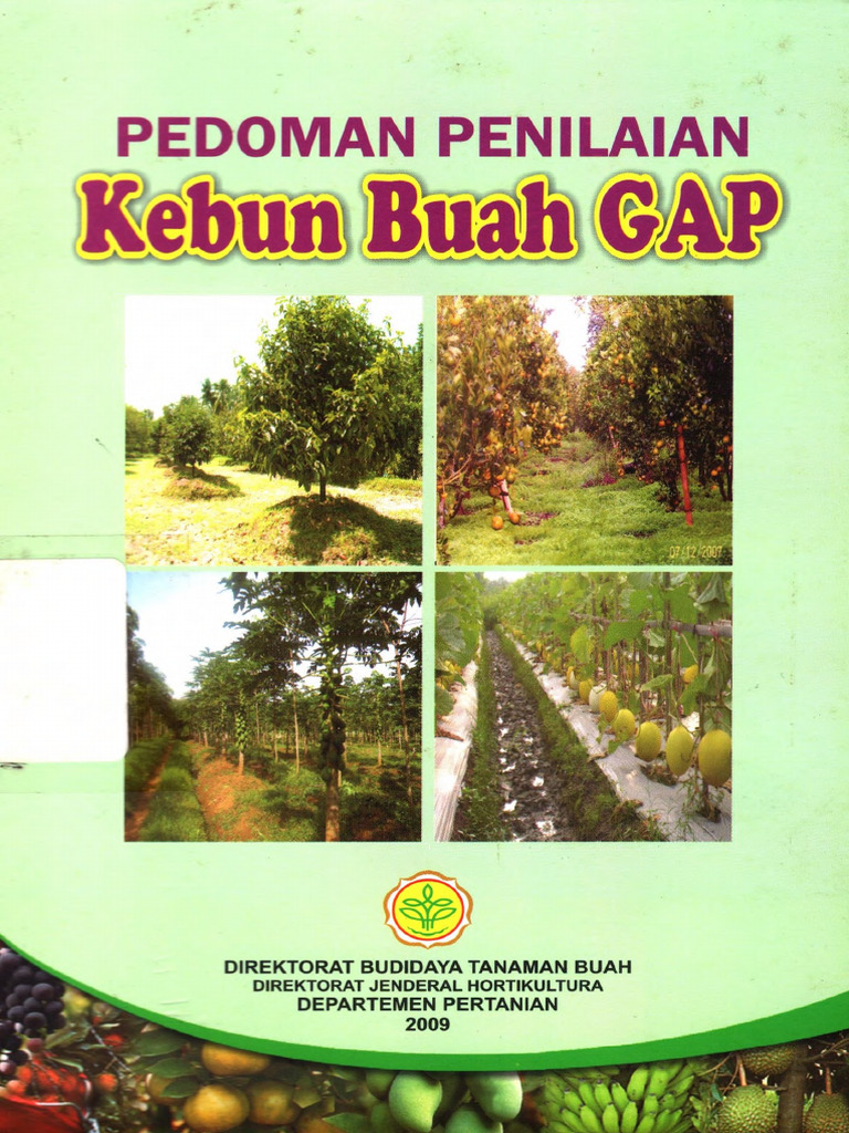 Pedoman Penilaian Kebun Buah GAP | PDF