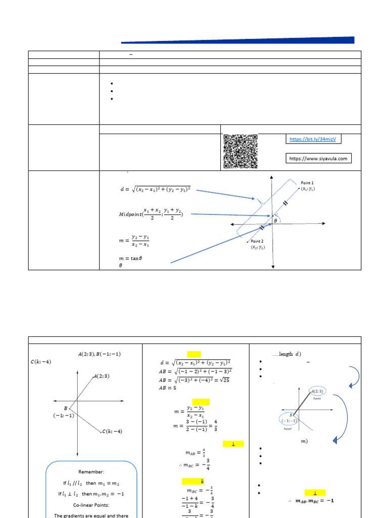 Angle of Inclination in Grade 11 Maths | PDF | Euclidean Geometry ...
