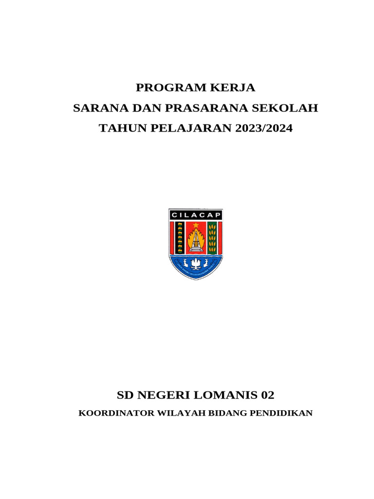 Program Sarpras | PDF