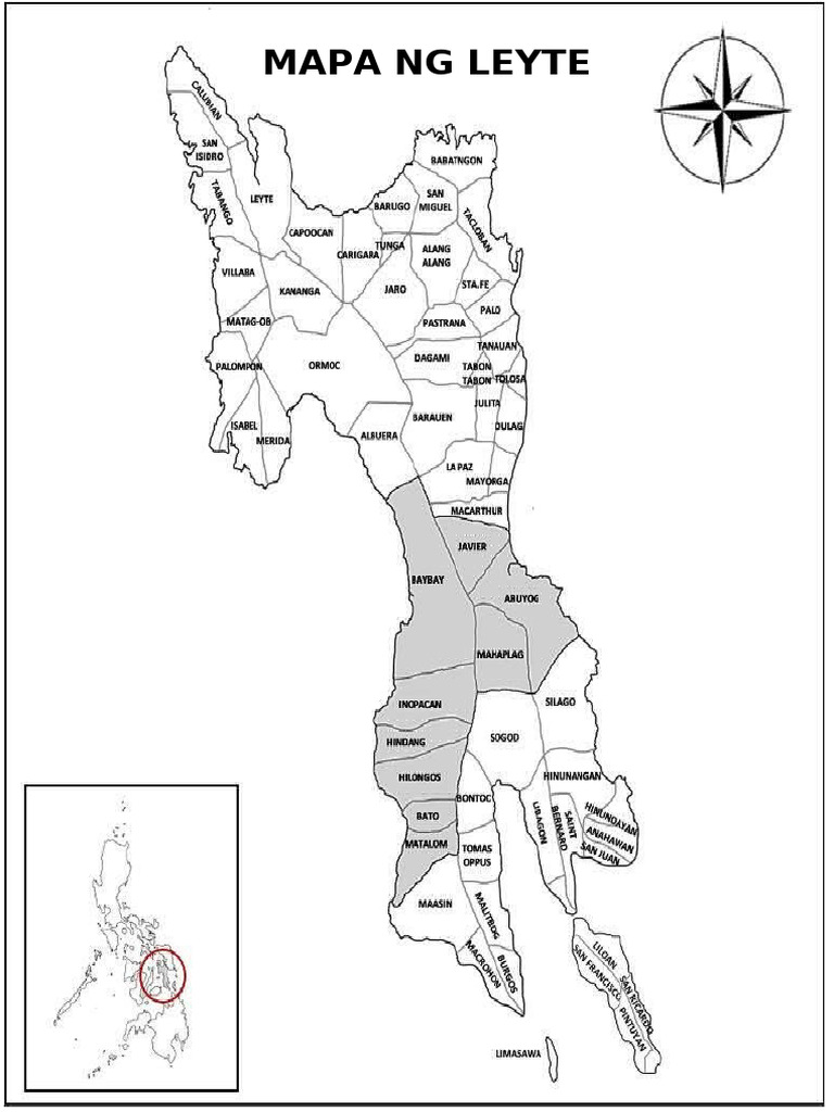 Mapa NG Leyte Dox | PDF
