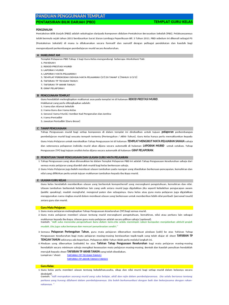 PBD Tahun3,2024 | PDF