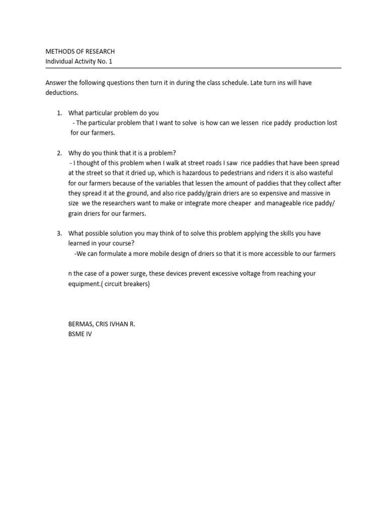 Bermas, Cris Ivhan R. | PDF