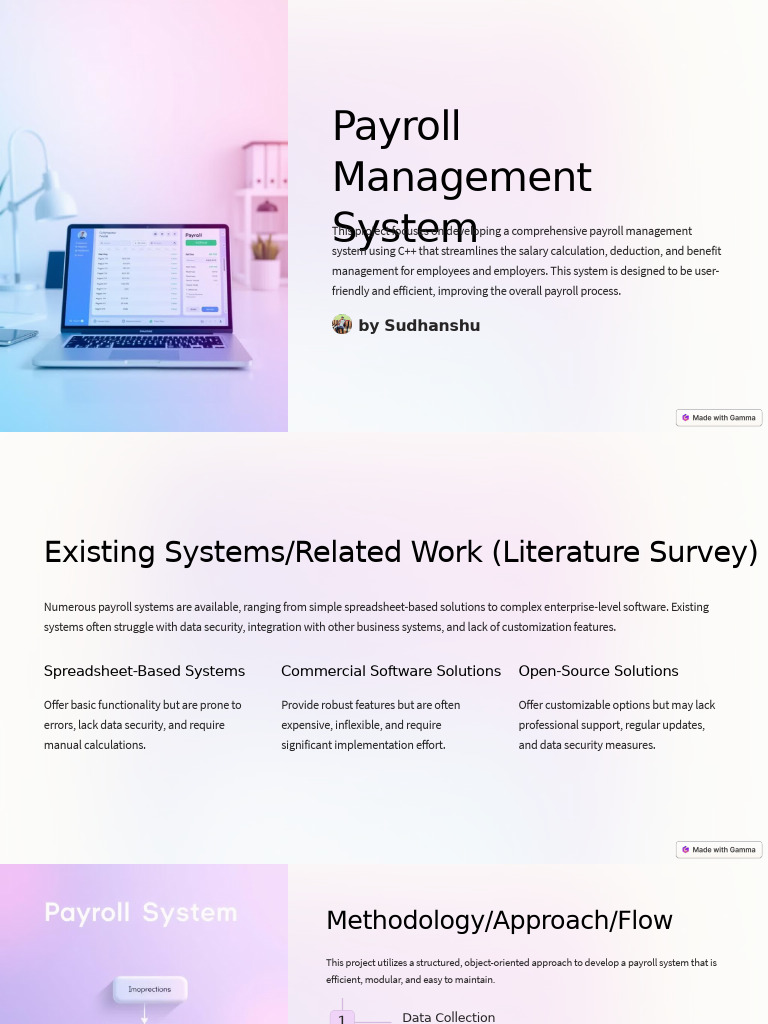 Payroll Management System | PDF