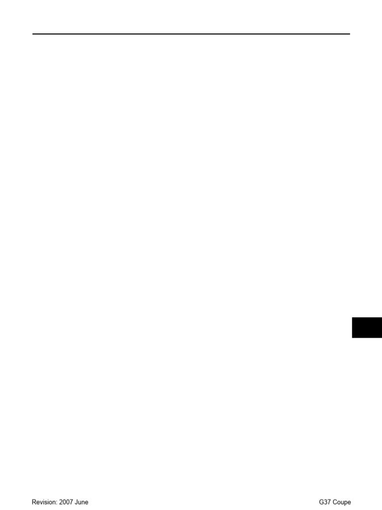 Infiniti G37 Factory Repair Manual | PDF