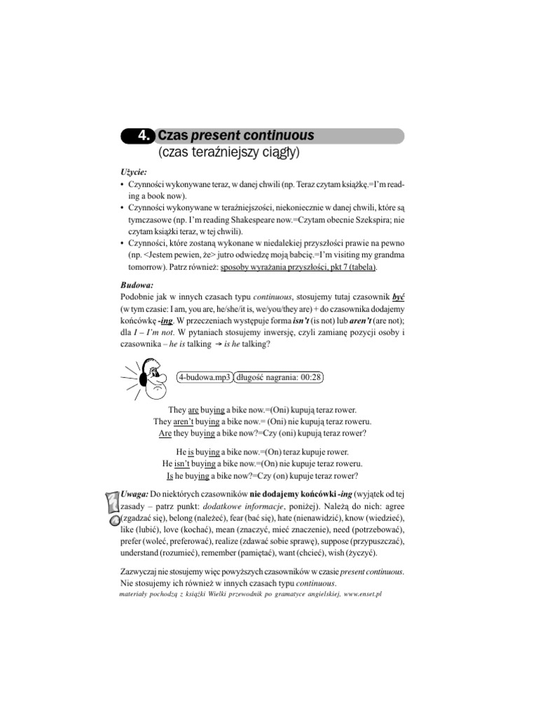 3.present Countinous | PDF