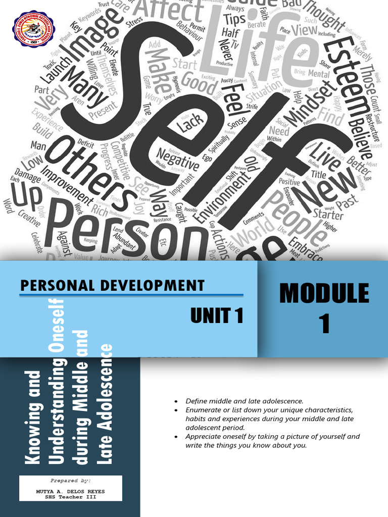 Grade 11 PERSONAL DEVELOPMENT Week 1 | PDF Grade 11 PERSONAL DEVELOPMENT Week 1 | PDF
