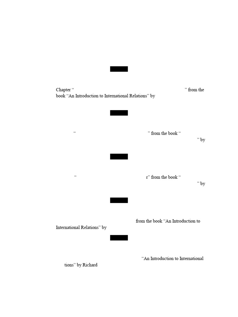 Introduction To IR Course Outline | PDF | Global Politics | Social Science