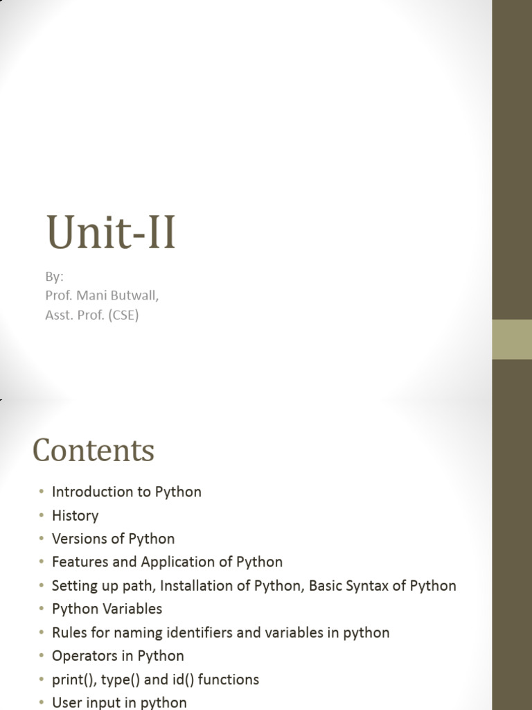Unit 2 | PDF
