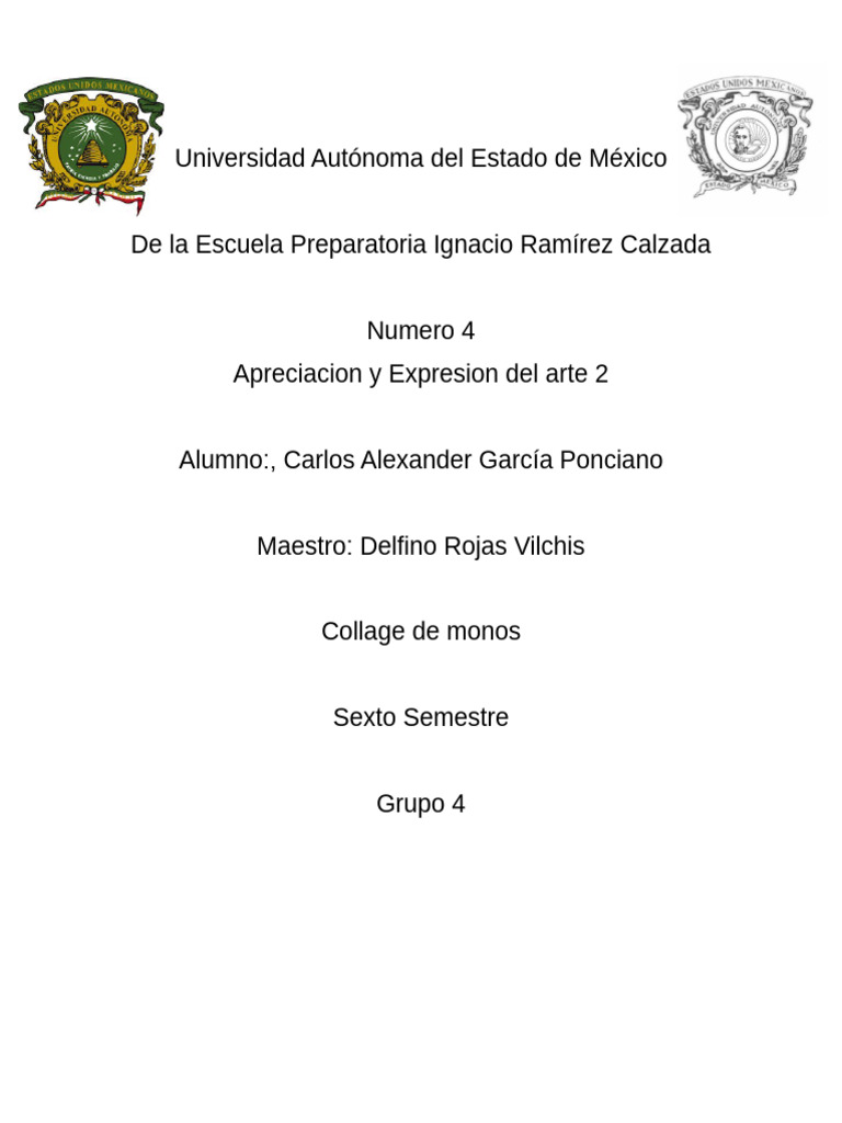 Collage de Monos | PDF