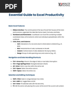 Excel_Cheat_Sheet_2025 | PDF