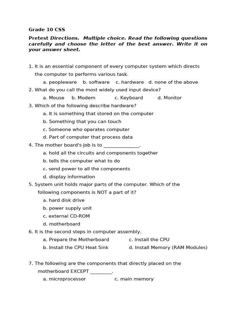 Grade 10 CSSweek3 | PDF