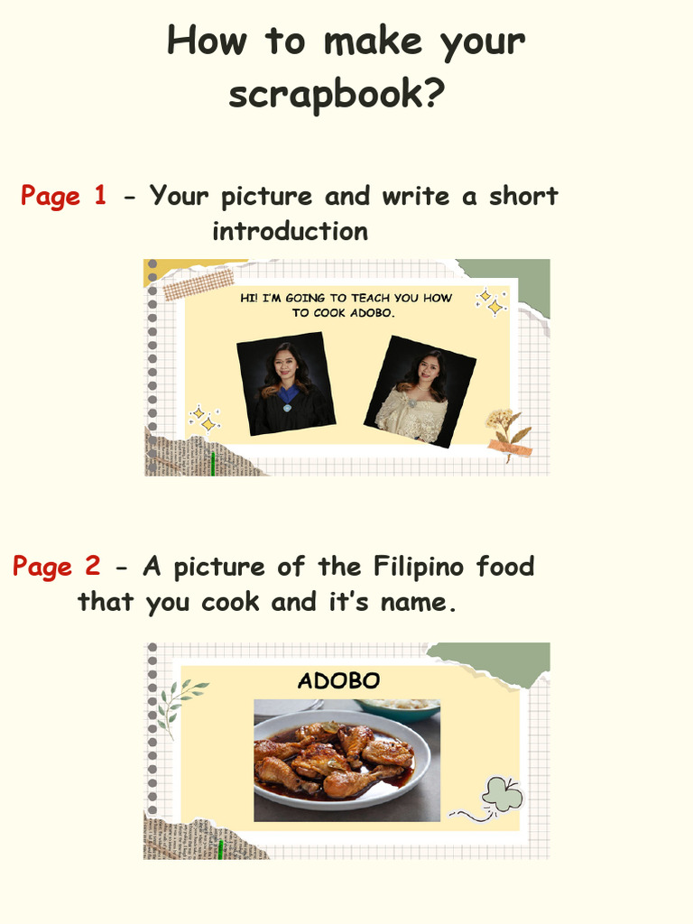 Scrapbook Guidelines & Rubrics 2 | PDF